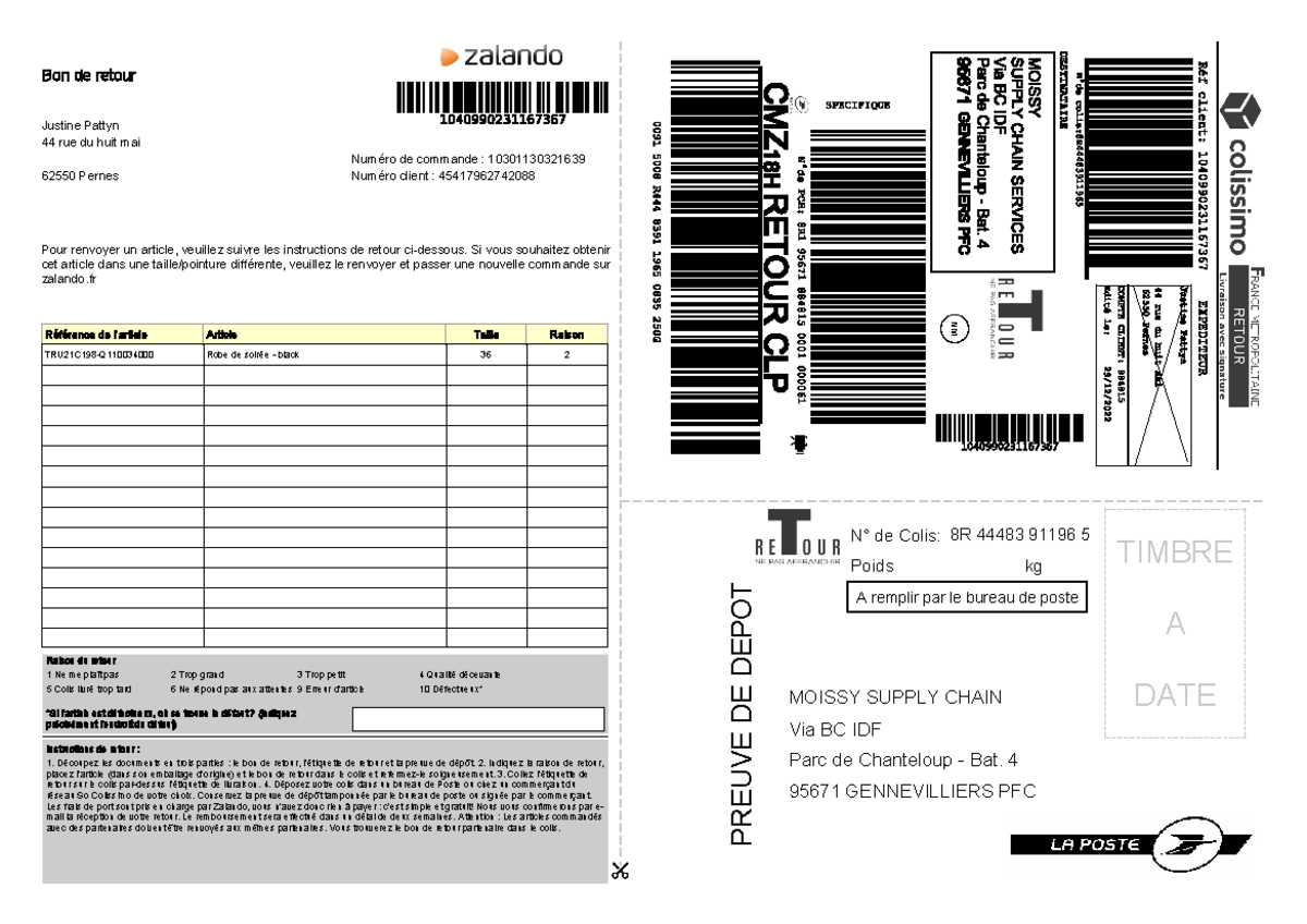 6f7bab64 8284 4db3 81ff b24e64041 c19 return label - 8R 44483 91196 5 N ...