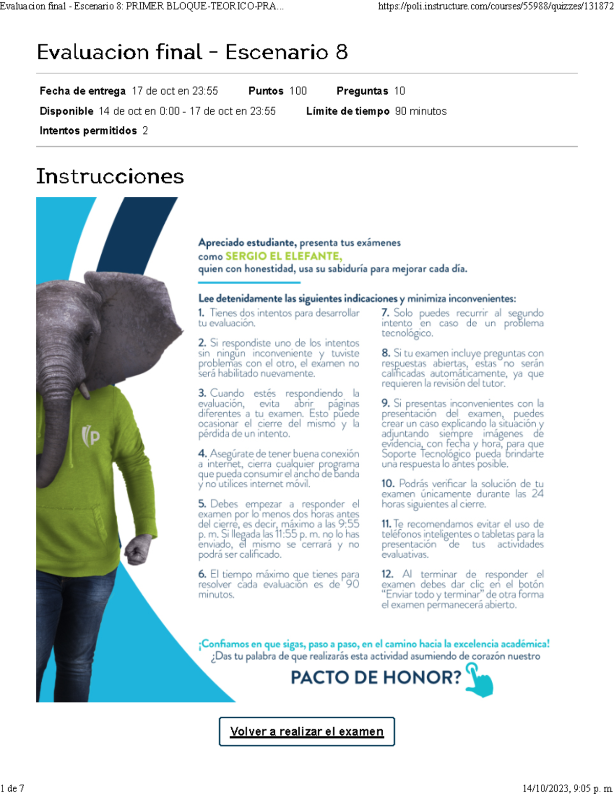 M final - Escenario N 8 Distribución DE Planta P - EEvvaalluuaacciioonn ffiinnaall - - Studocu