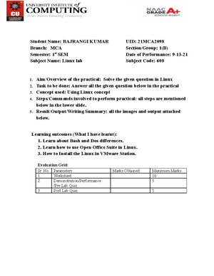 Worksheet 2.1 Divyam - EXPERIMENT NUMBER –Practical 5. AIM OF THE EXPERIMENT – Write a program ...