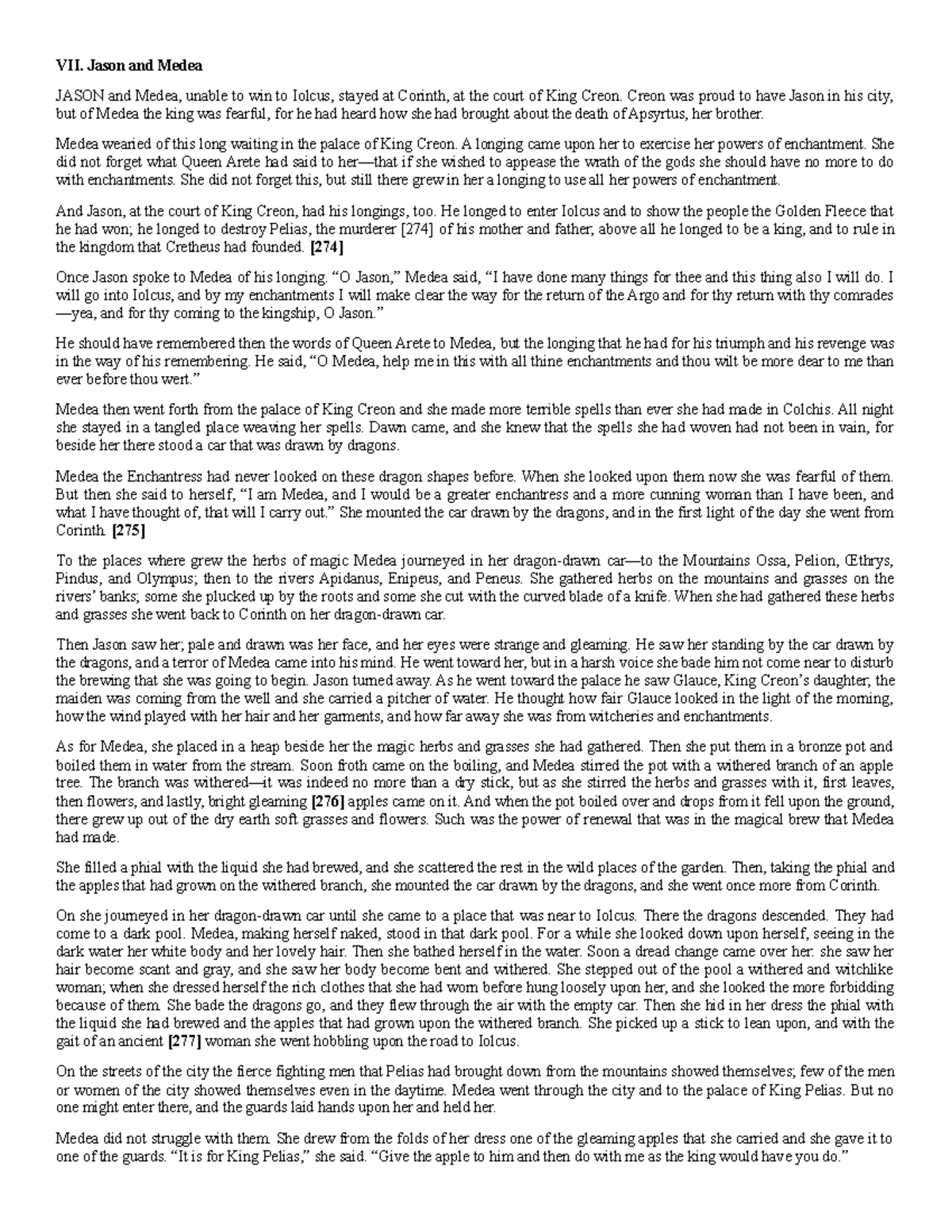 Jason-and-medea - Summary Congo, Mythes et réalités - VII. Jason and ...