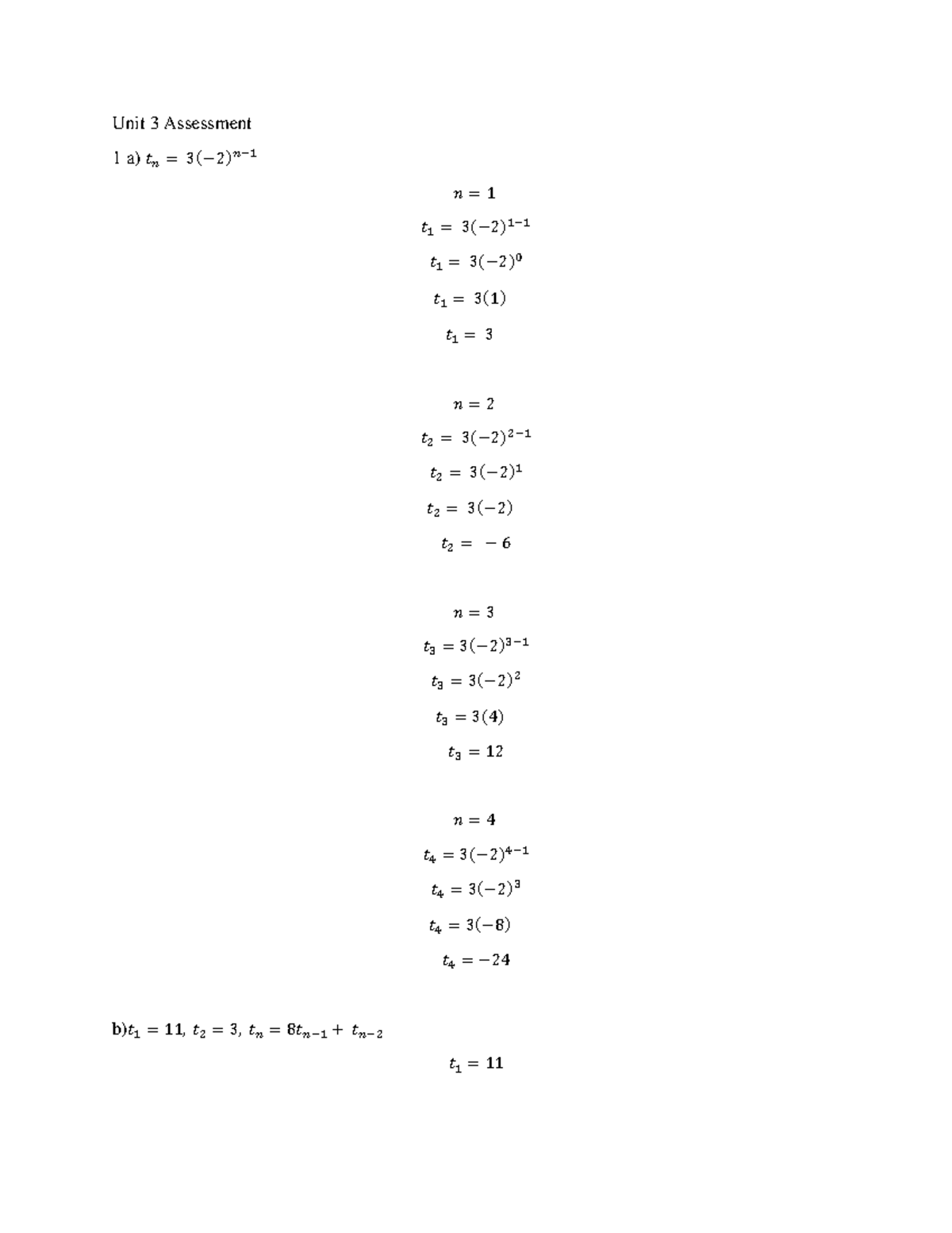 Document 29 - Assignment as answers to unit 3 of functions of discrete and continuous data - Studocu