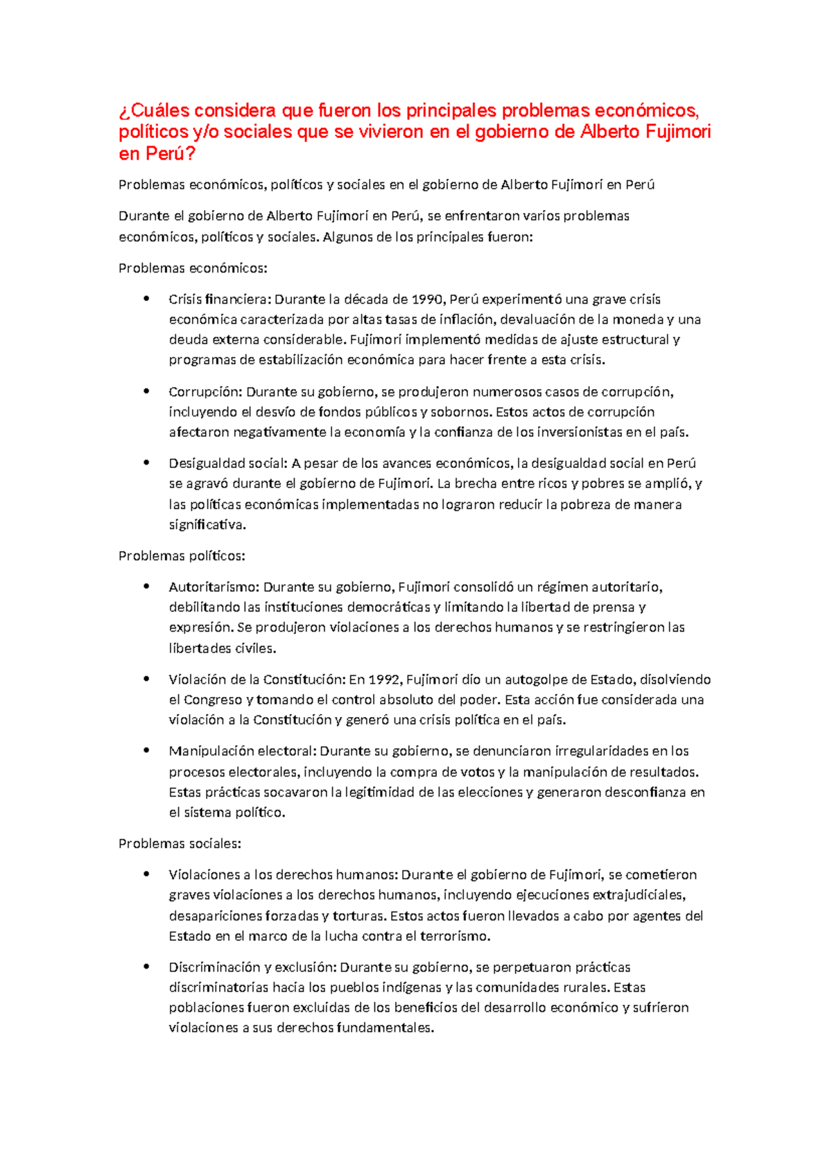 Problemas y desafios PA4 - ¿Cuáles considera que fueron los principales ...
