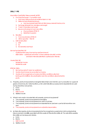 QUIZ 1 - print - exercises - AC ELEC 3 PRE TEST 1.) The financial ...