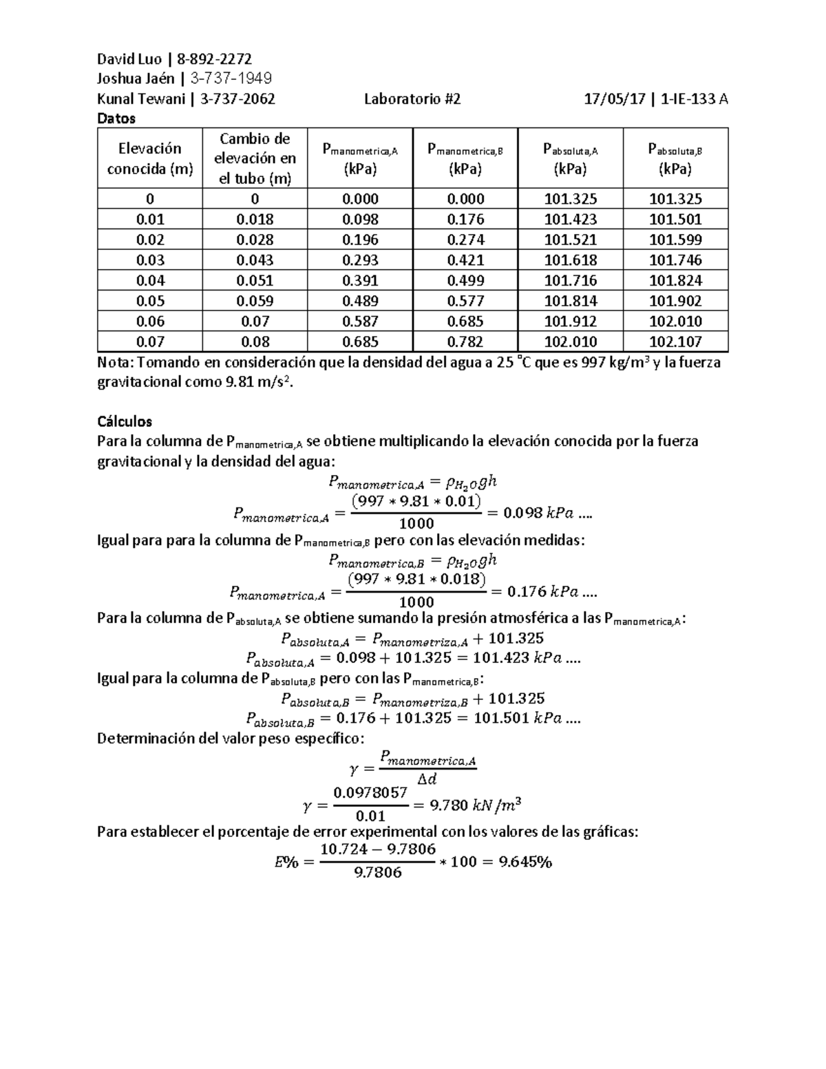 LAB2 - lab2 - Warning: TT: undefined function: 32 David Luo | 8-892- Joshua Jaén | 3-737- Kunal ...