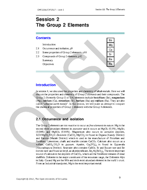 Tutorial 06 - worksheets - School of Chemistry Fundamentals of ...