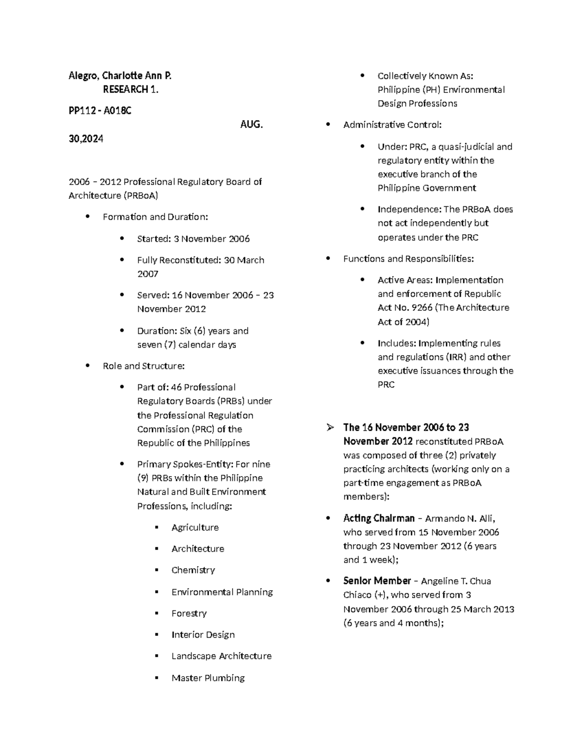 PP- PRBO - contains information about past and current PRBOA president ...