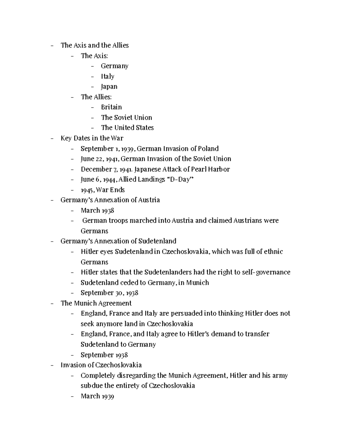 Module 7 - Lesson 13 Notes - Google Docs - The Axis and the Allies The ...