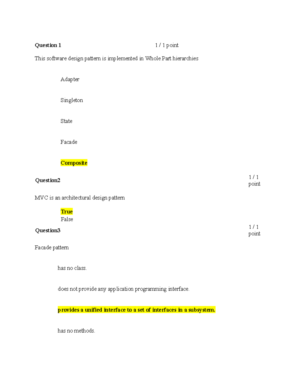 Comp246 Quiz9 Questions and answers - COMP 246 - Centennial College ...