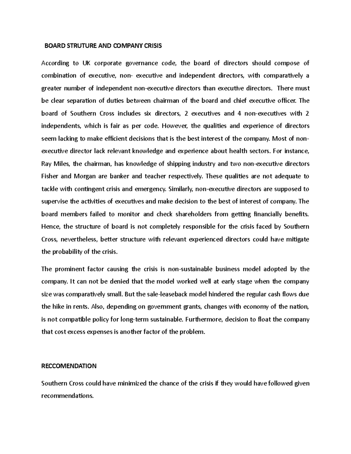 Case Study 3 - BUS 509 - This paper aims to analyze and interpret the ...