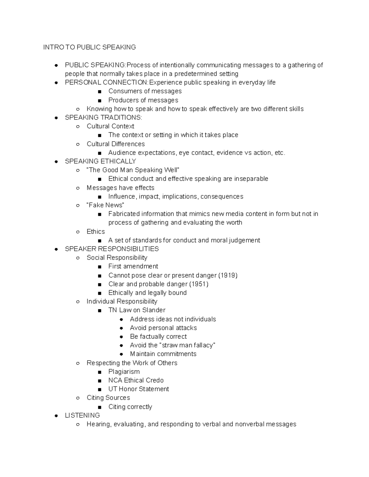 CMST210-Intro to Public Speaking - INTRO TO PUBLIC SPEAKING PUBLIC ...