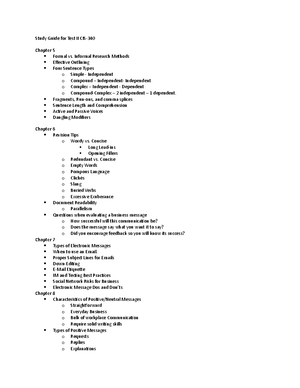 Chapter 8 - Class Lecture - CHAPTER 8 Positive and Neutral Messages The ...