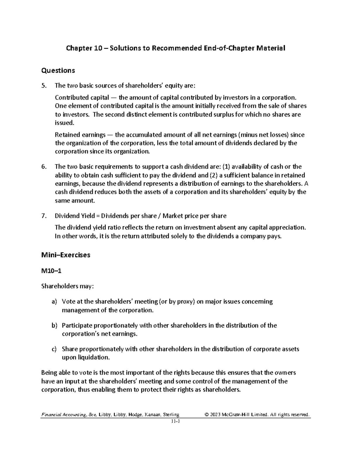 Ch10 - Solutions to Recommended End-of-Chapter Material - Financial ...