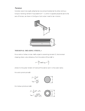 Lab Manual Mechanics of solid - 2210 - Solid Mechanics - Studocu