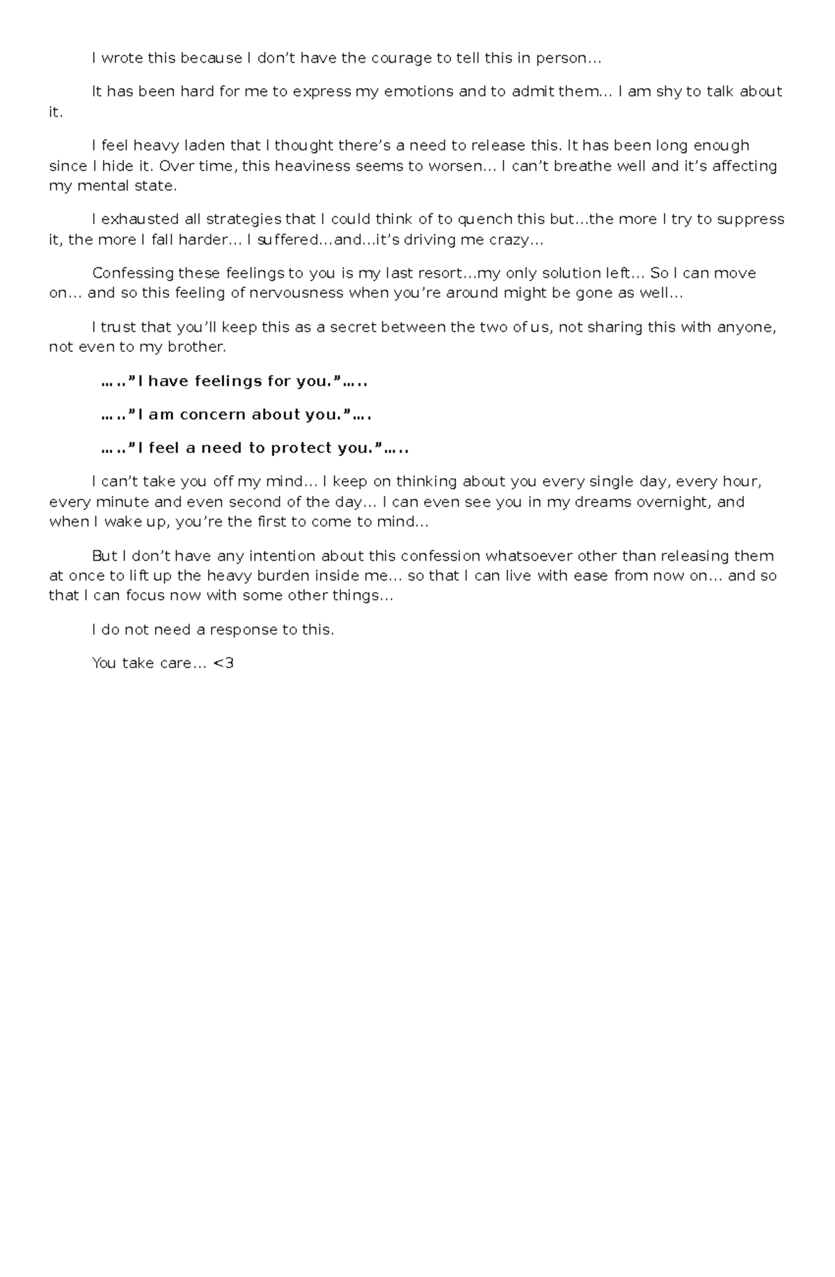 Feelings - how do i feel? - I wrote this because I don’t have the ...