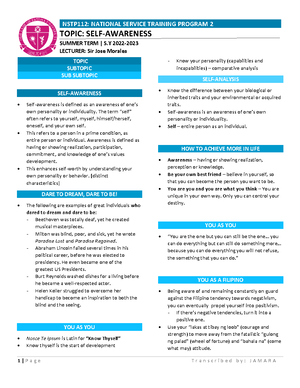 Lesson 8 - Photography - TOPIC SUBTOPIC SUB SUBTOPIC PHOTOGRAPHY • The ...