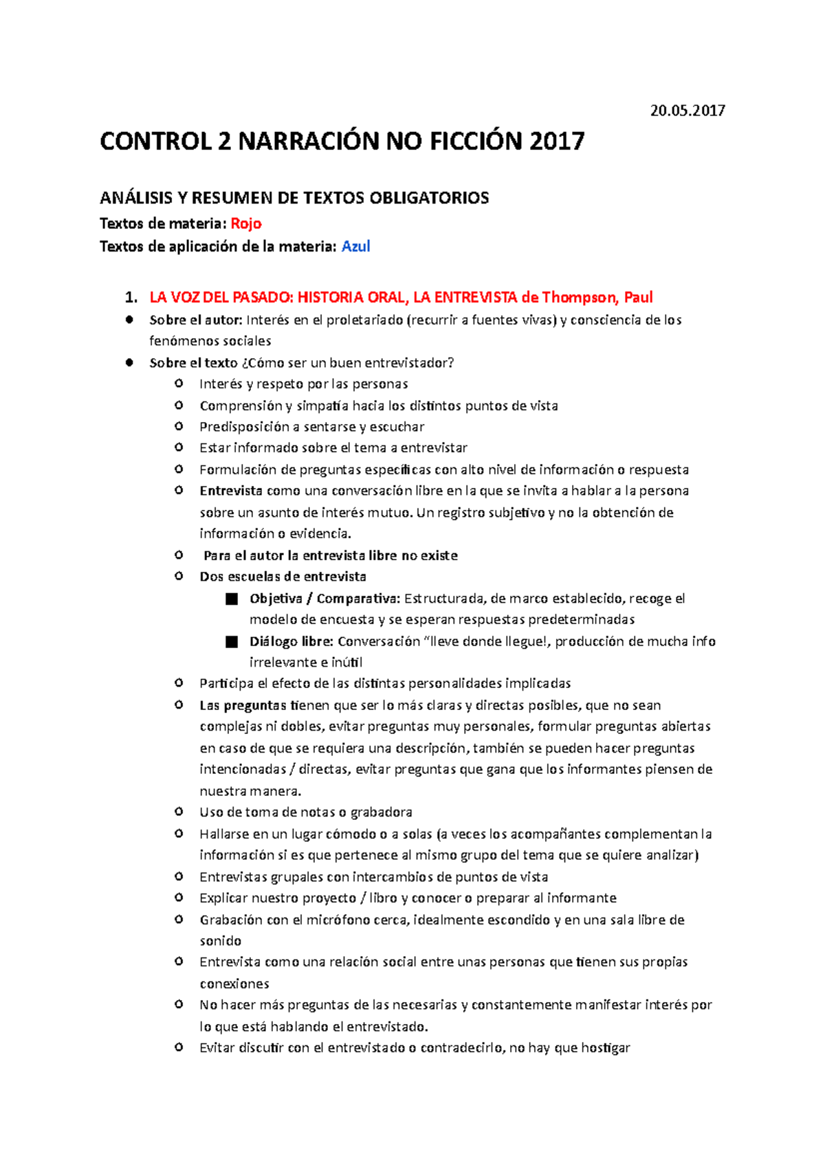 No ficcion control 2 - 20.05 CONTROL 2 NO 2017 Y RESUMEN DE TEXTOS ...