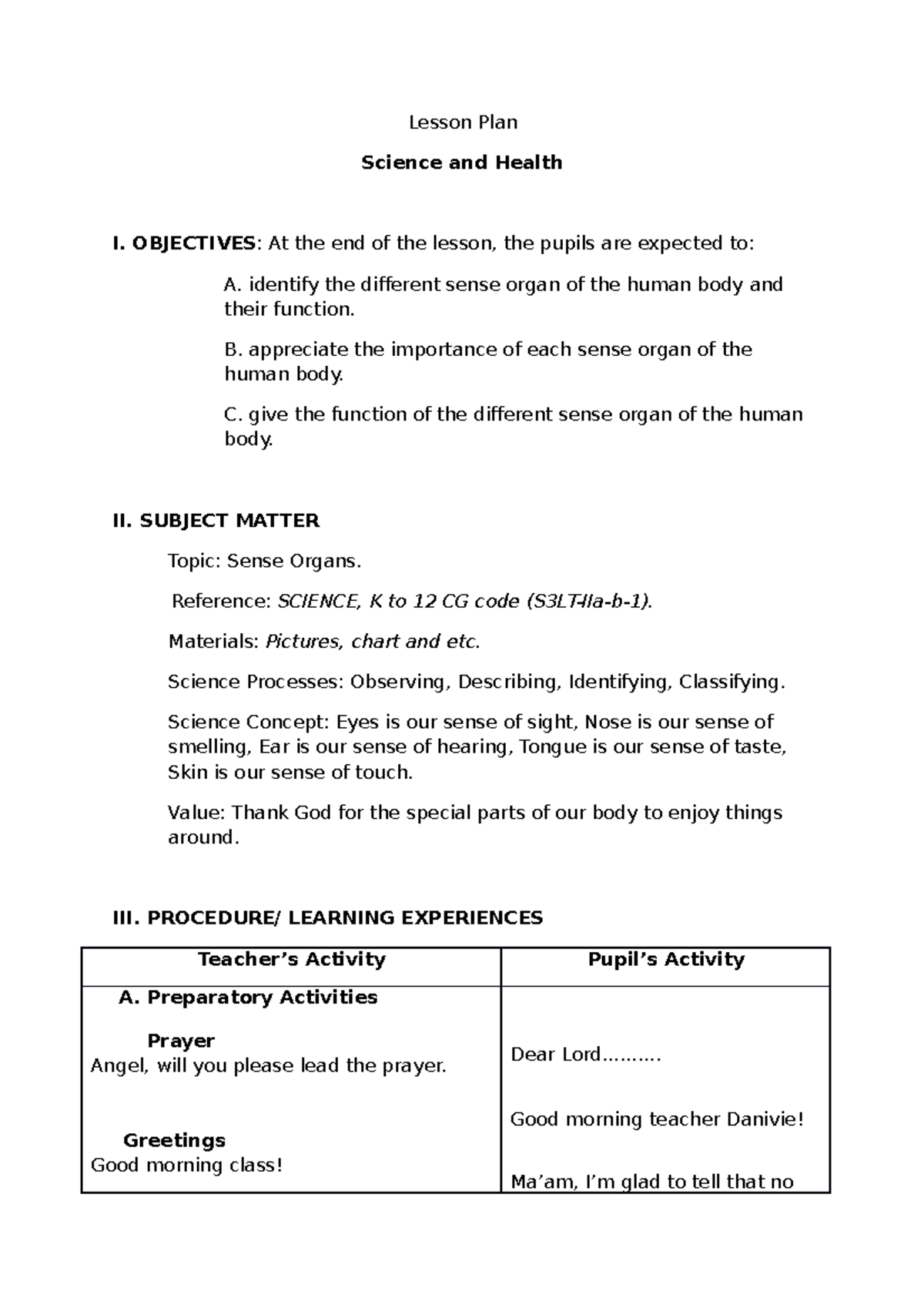 LP Science Danivie - It help for students and teacher , as guide in ...