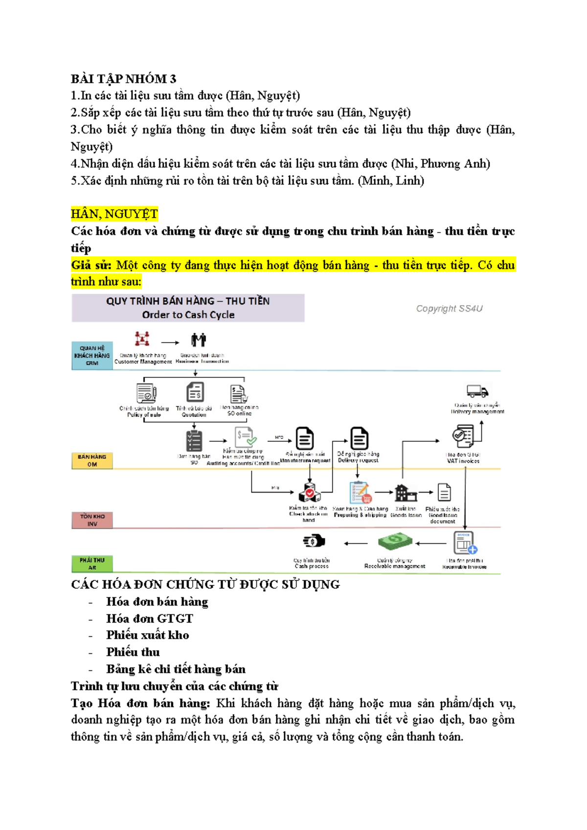 BT Nhóm 3 KSNB - BÀI TẬP NHÓM 3 1 các tài liệu sưu tầm được (Hân, Nguyệt) 2ắp xếp các tài liệu ...