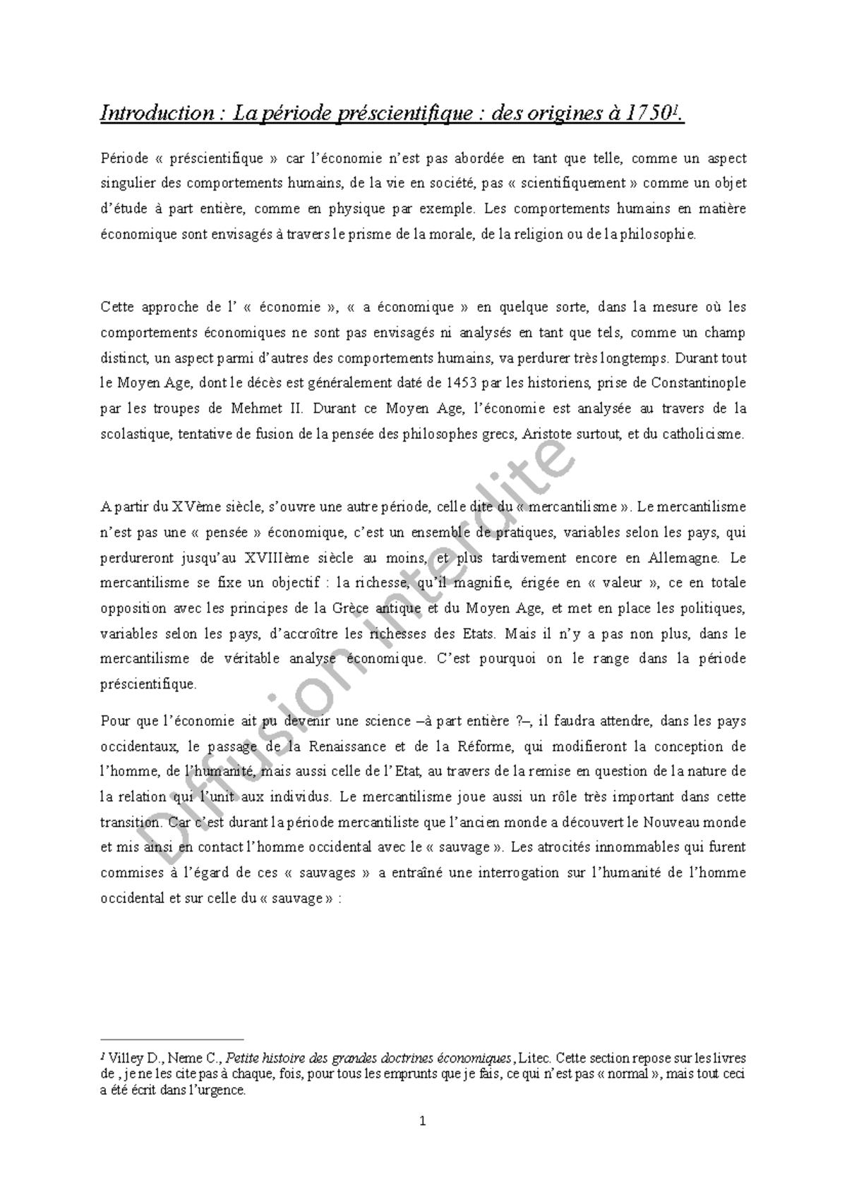 Introhistoire-2 - copie - ####### Diffusion interdite Introduction : La ...