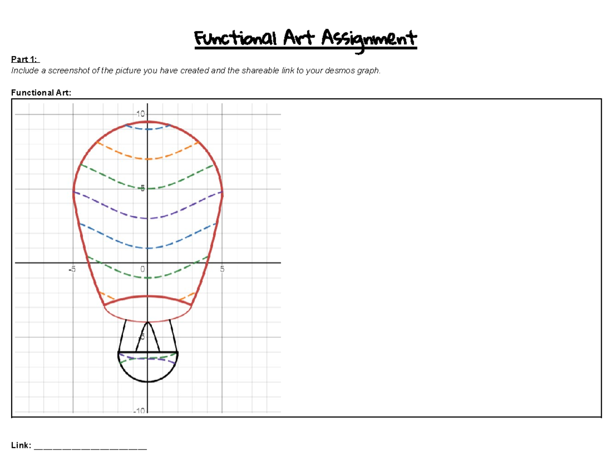 Copy of Functional Art Assignment Chart - Functional Art Assignment ...
