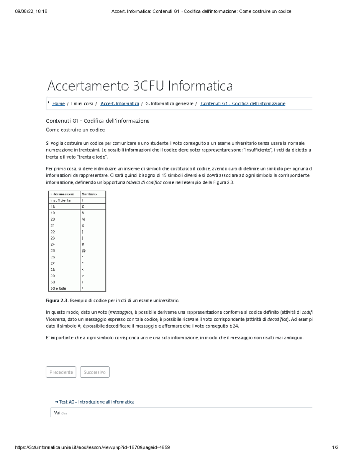 2 Accert. Informatica Contenuti G1 - Codifica dell'informazione Come ...