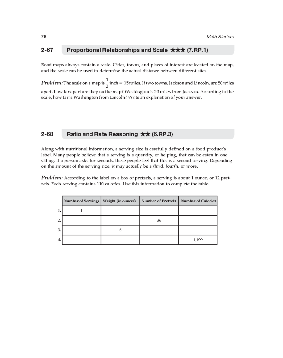 Math Starters 5- to 10-Minute Activities Aligned with the Common Core ...
