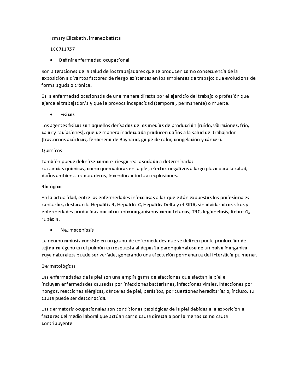 Ismary 15 - Ismary Elizabeth Jimenez batista 100711757 Definir ...