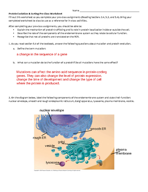 Week 2 - pre class worksheet - Name LS7B Week 2 Pre-Class Reading Guide ...