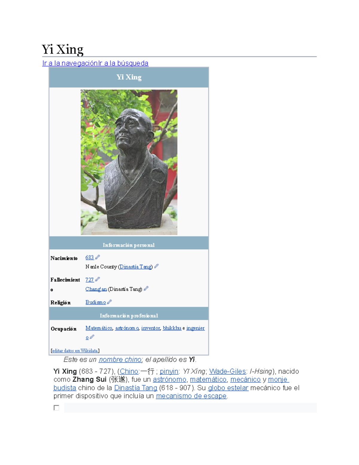 Yi Xing - Yi xing practica - Yi Xing Ir a la navegaciónIr a la búsqueda ...