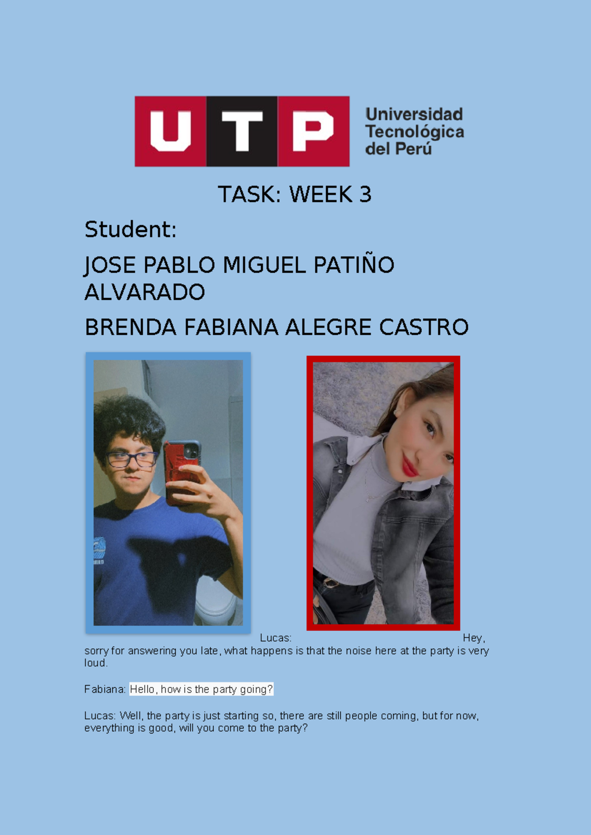 🔴 (AC-S03) Week 03 – Speaking Task: Assignment – What are they doing at ...