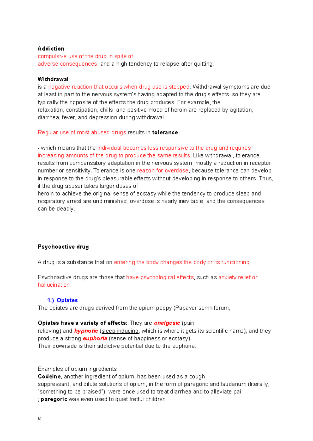 Psychoactive Drugs - !!!!! - Addiction compulsive use of the drug in ...