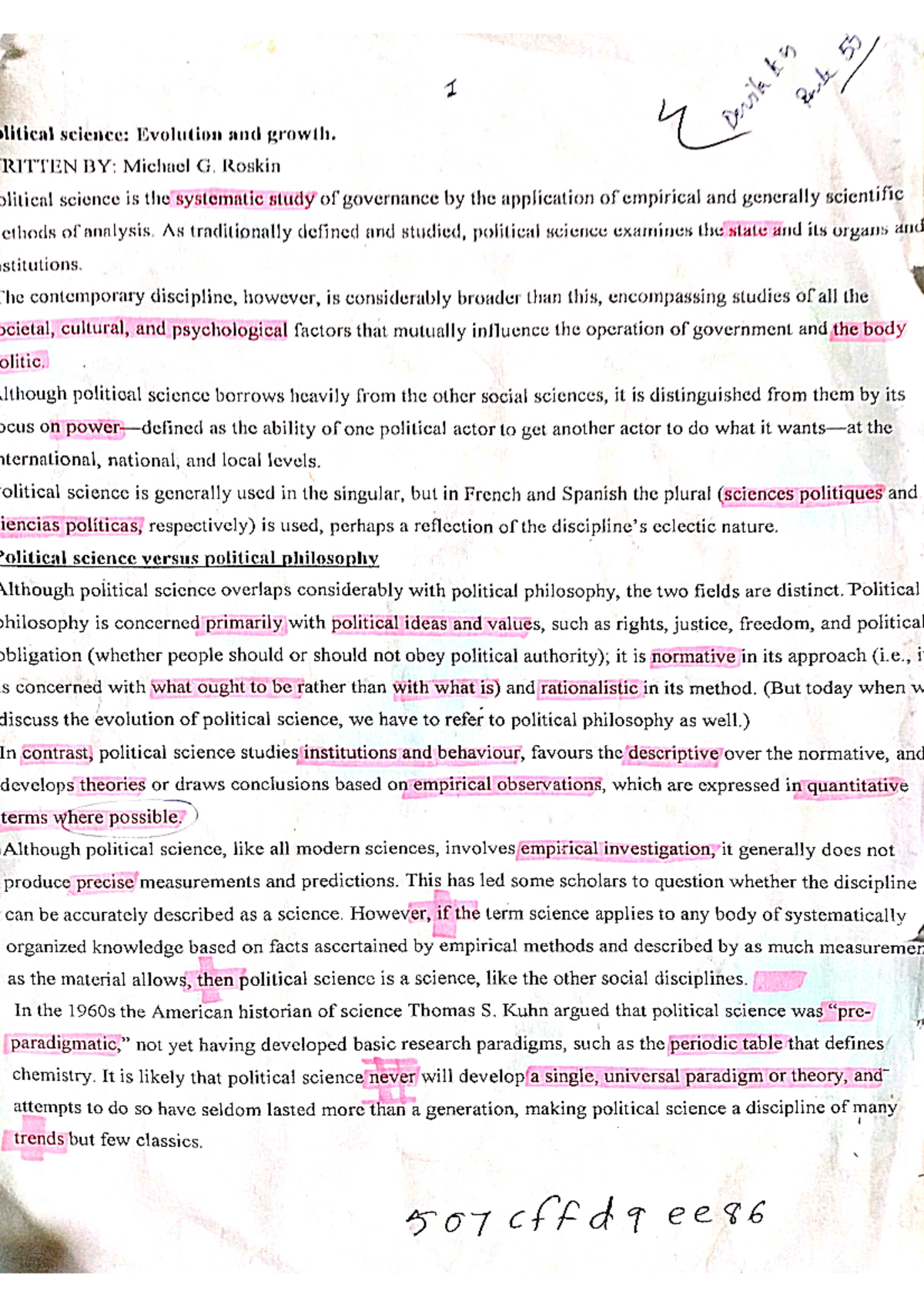 Module IV Notes 1 - BA Political Science - Studocu