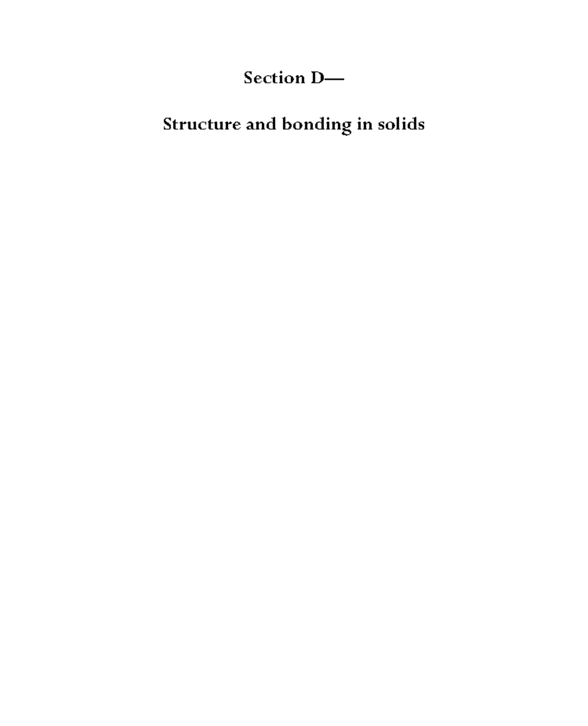 Instant Notes in organic Chemistry (16) - Section D— Structure and ...