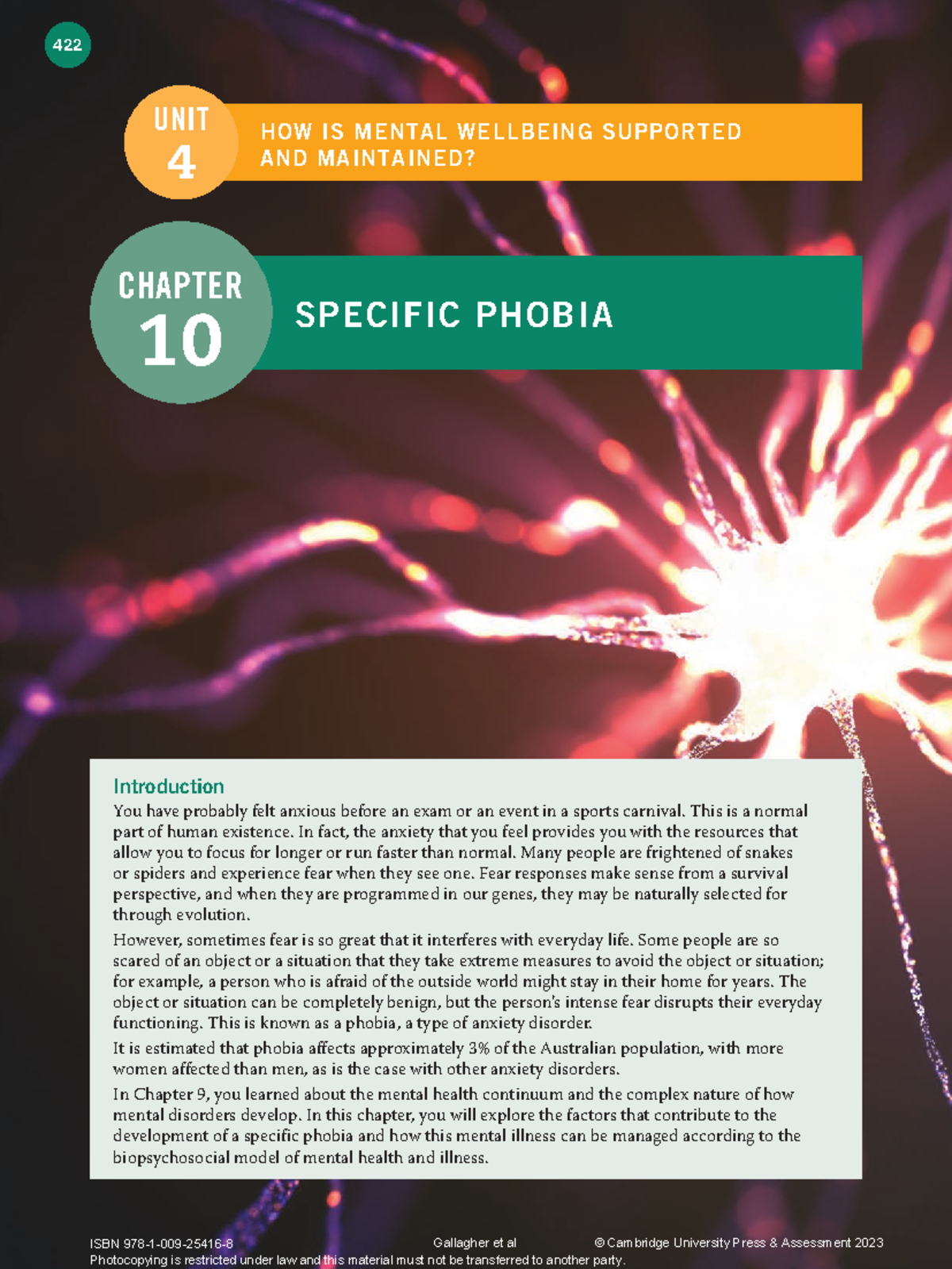 Vcepsychology 3and4 ch10 - HOW IS MENTAL WELLBEING SUPPORTED AND ...