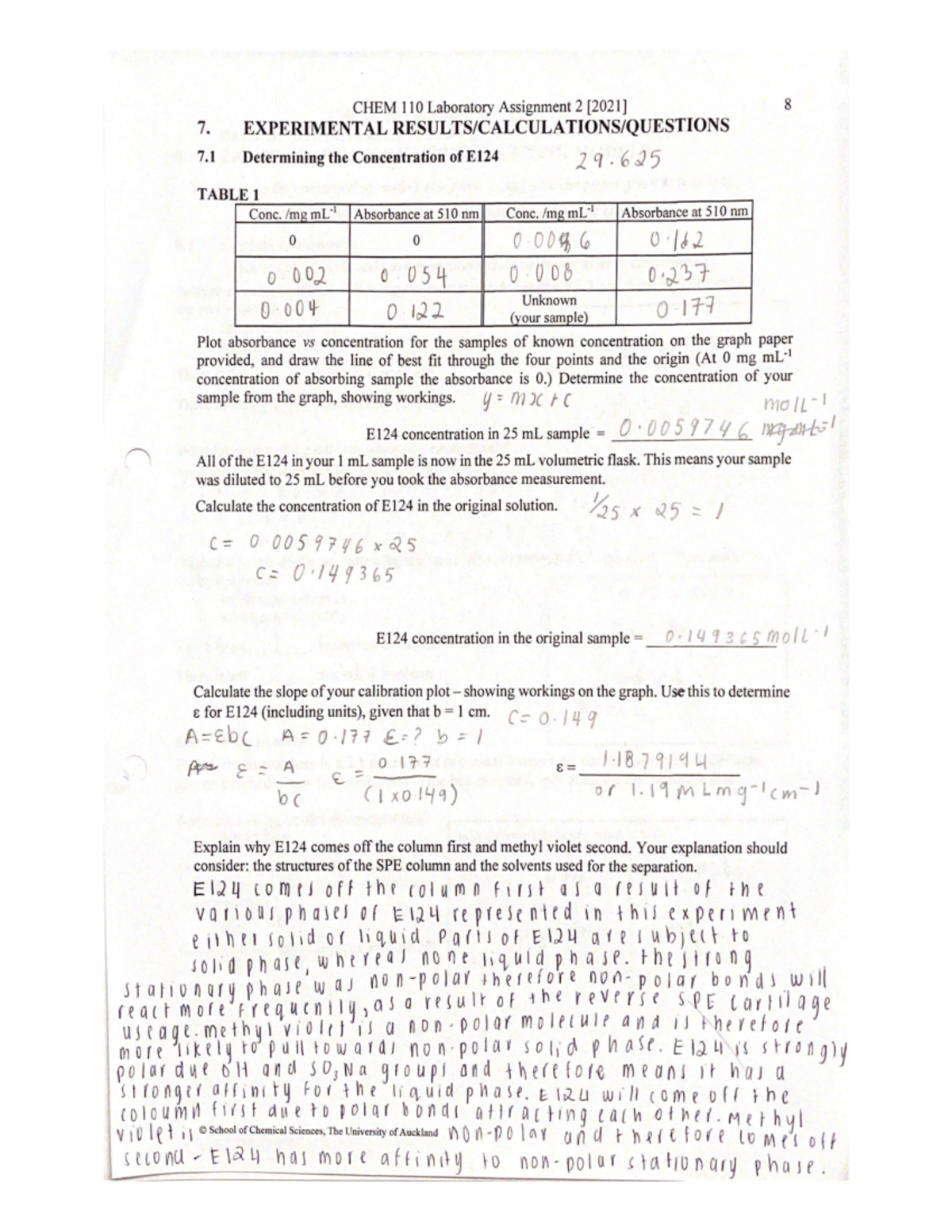 Lab 2 - CHEM110 - Population Health - Studocu