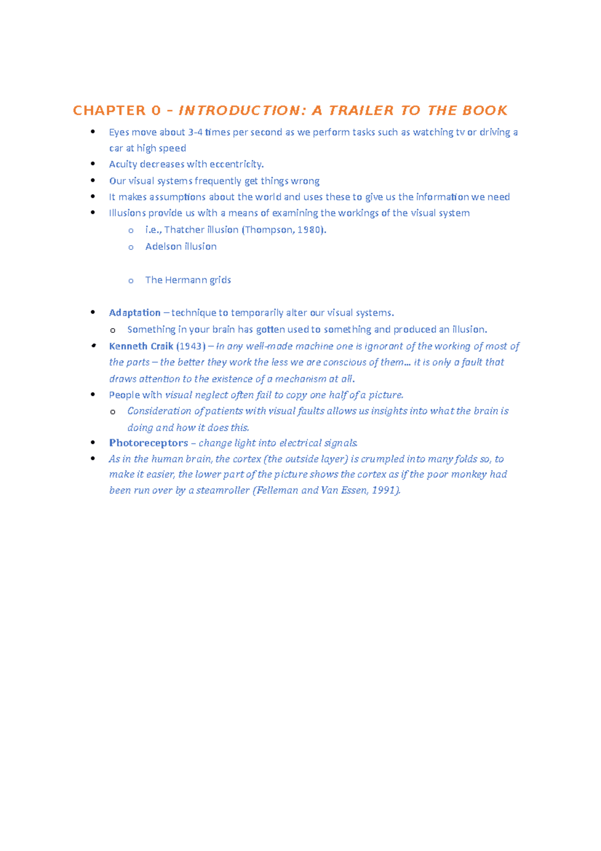 Ch 0 textbook basic vision - PSYC2071 - UNSW Sydney - Studocu