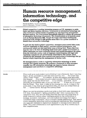 Soft and Hard Models of Human Resource Management A Reappraisal - SOFT ...