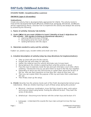 Jzusel - DAP or DIP - 1 DIP or DAP Scenarios Jessica Zusel Rasmussen ...