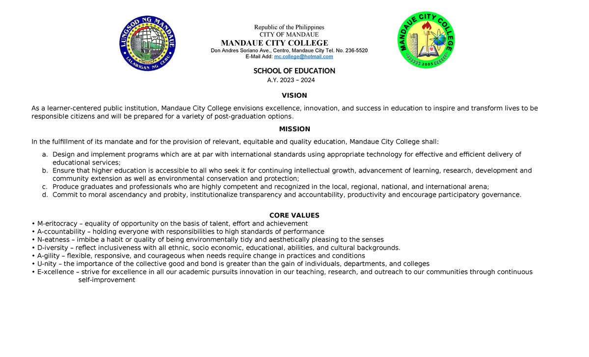 AH 101A 101 Beduya - Template for Syllabus - Republic of the ...