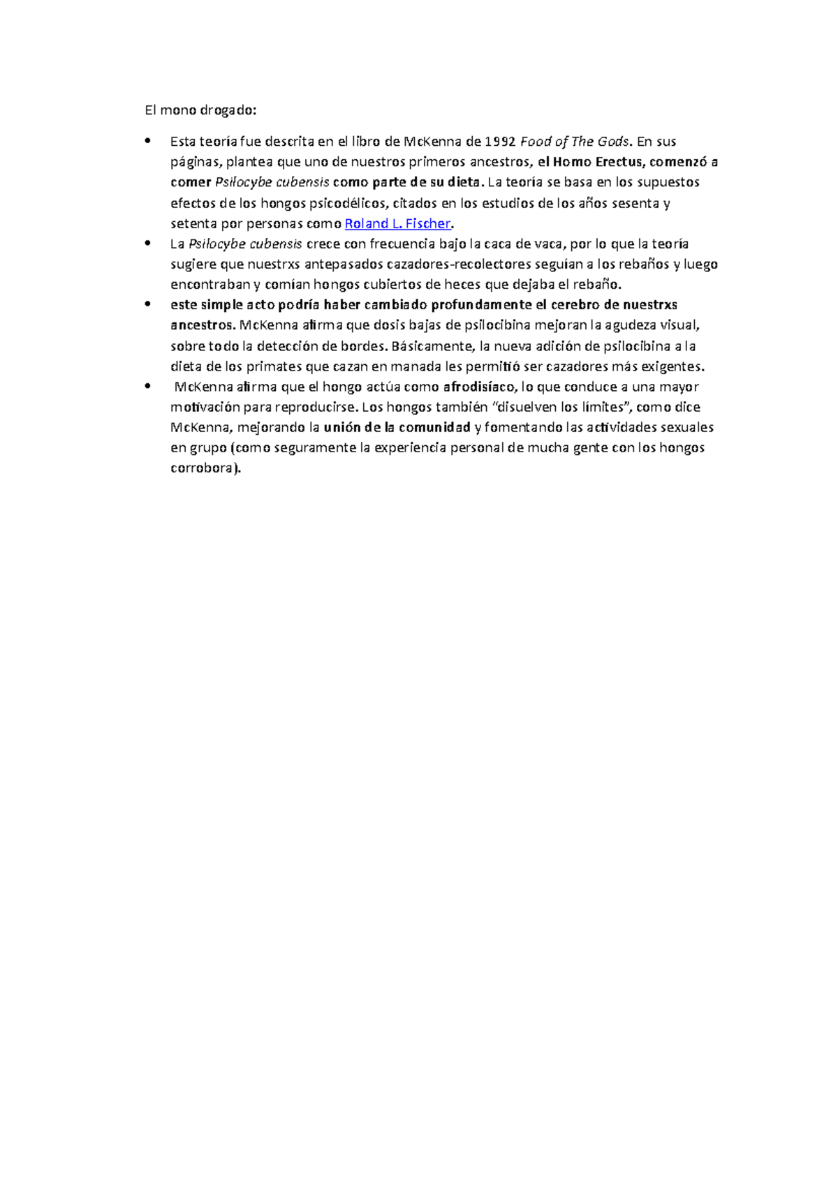 El mono drogado - El mono drogado: Esta teoría fue descrita en el libro ...