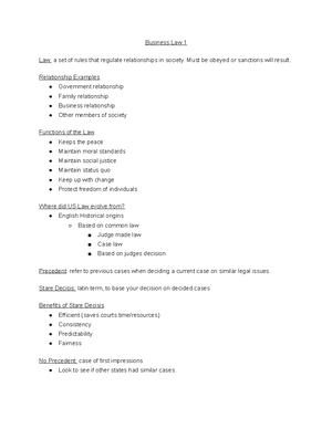 What is business law - 4/25/23, 10:16 AM Kubasek_DBL_5e_Chap01 ...