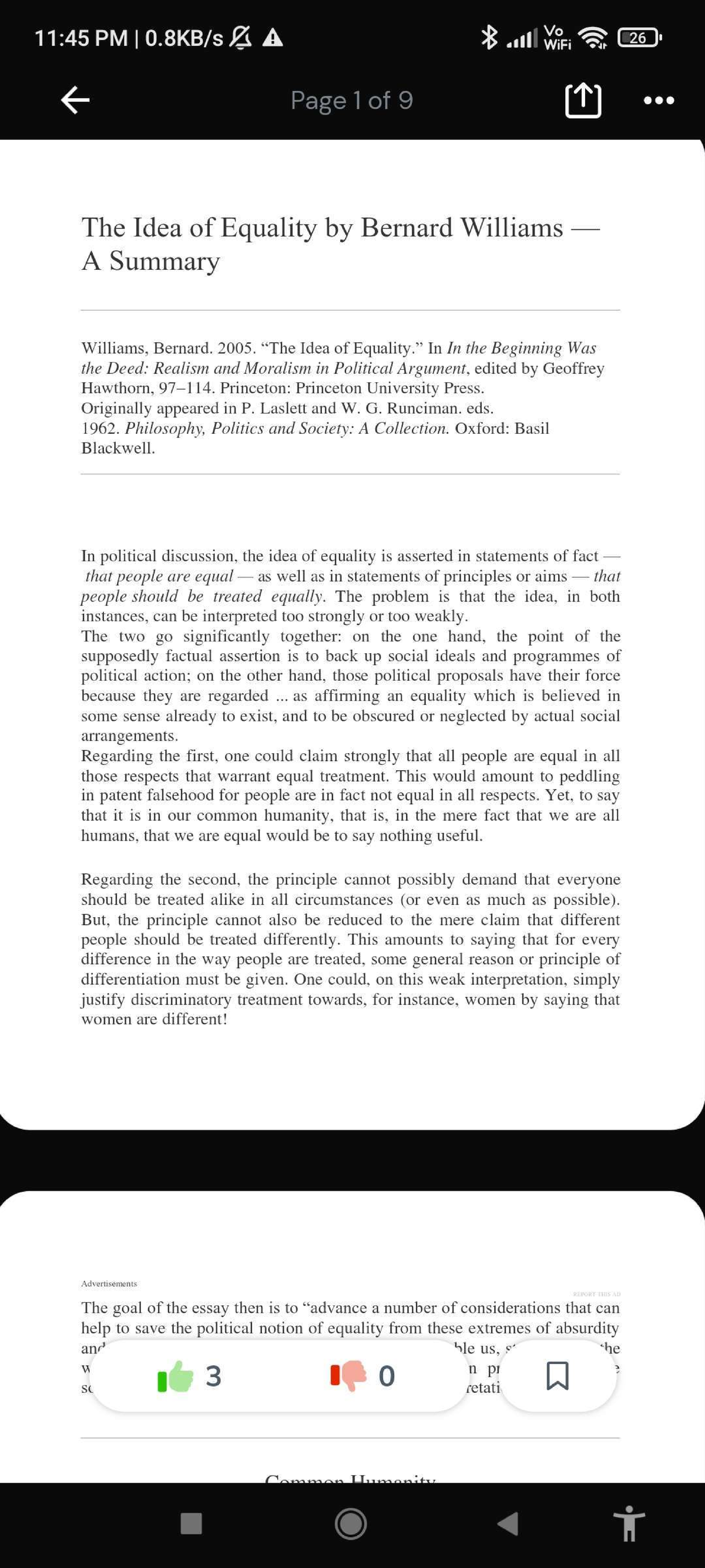 William Bernard - 2005. Idea of In In the Beginning Was the Deed: Realism and Moralism in ...