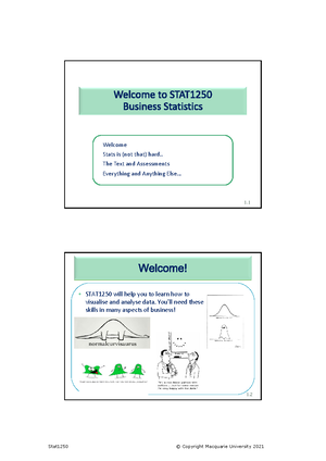 Lecture 4 Slides - Introduction to Distributions The Normal ...