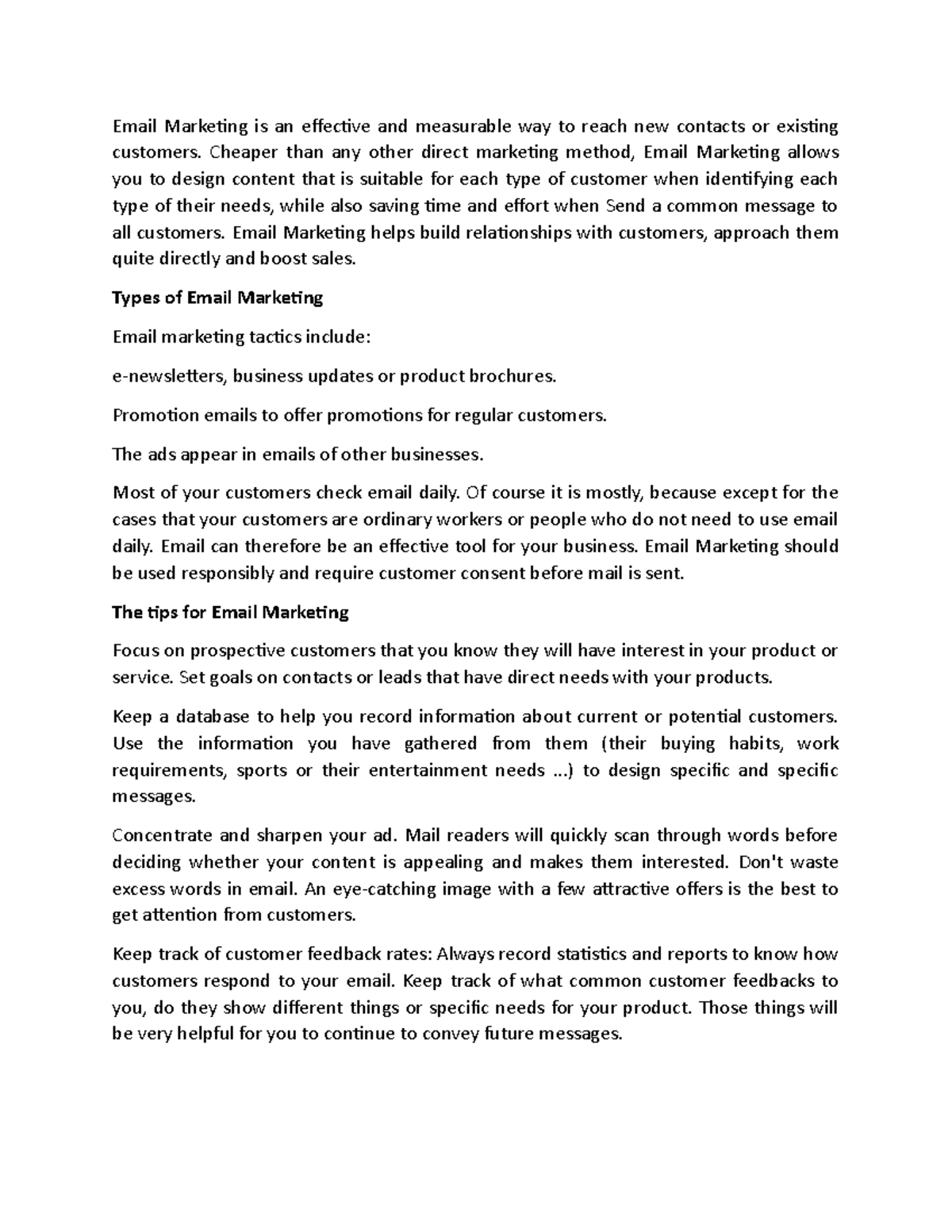 Email Marketing - Send mail successfully - Email Marketing is an ...