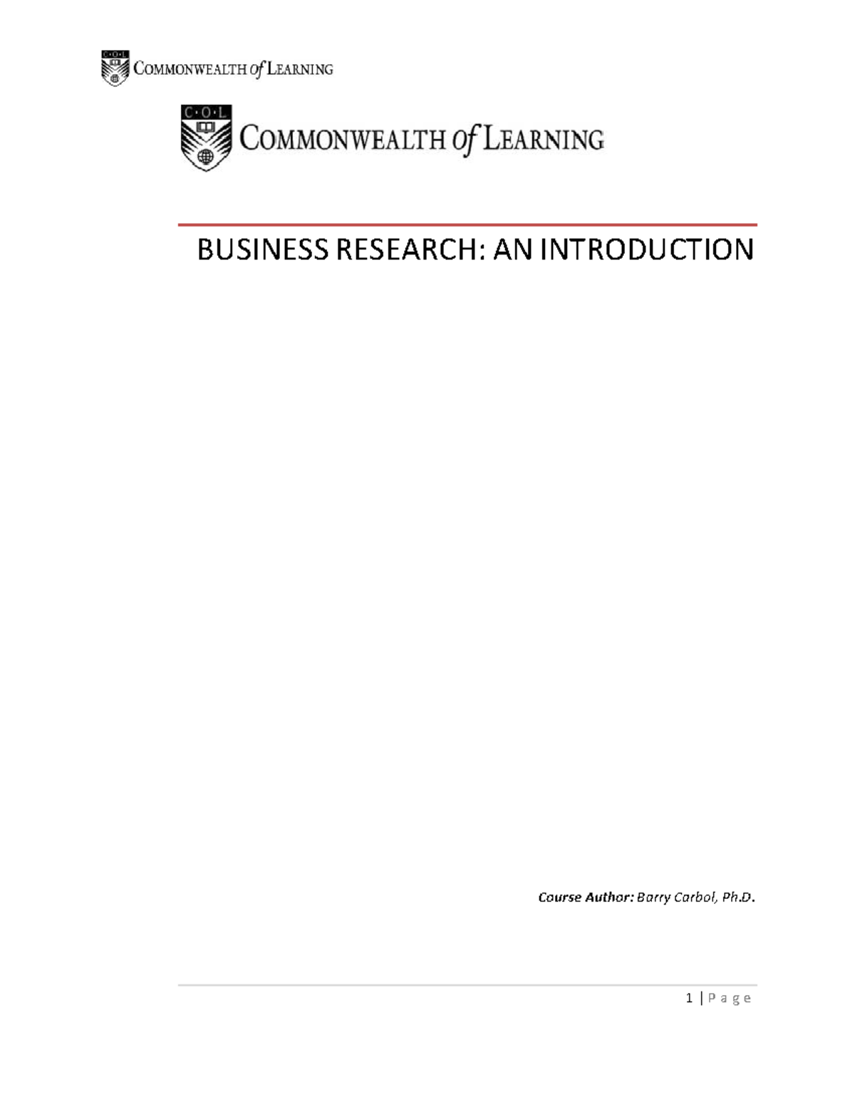 RM232 Business Research Module - "!#!$ % & '! ! ! ()+,-**!.-/!/,!+,3)03 ...