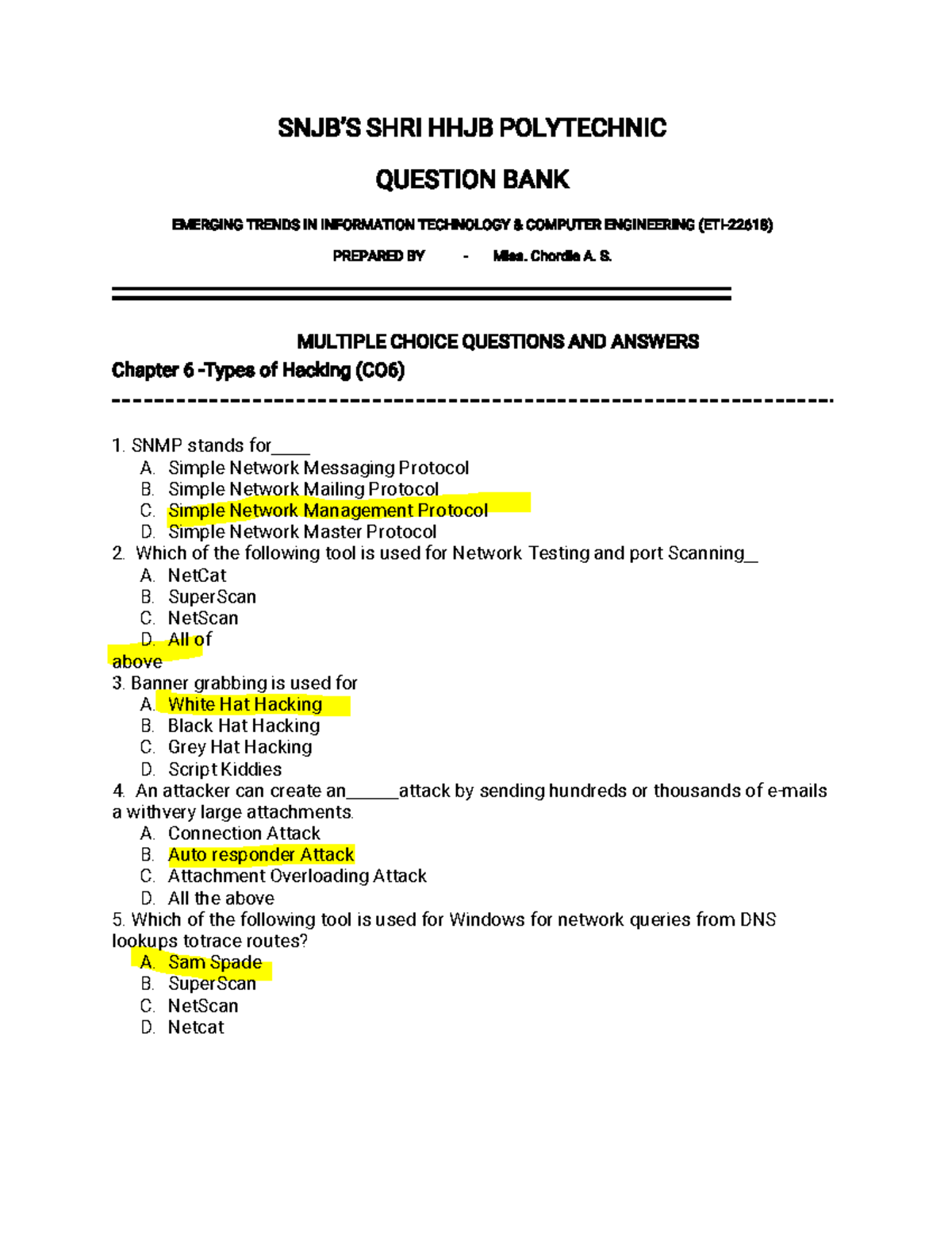 Chapter 6 MCQ for Students - SNJB’S SHRI HHJB POLYTECHNIC QUESTION BANK ...