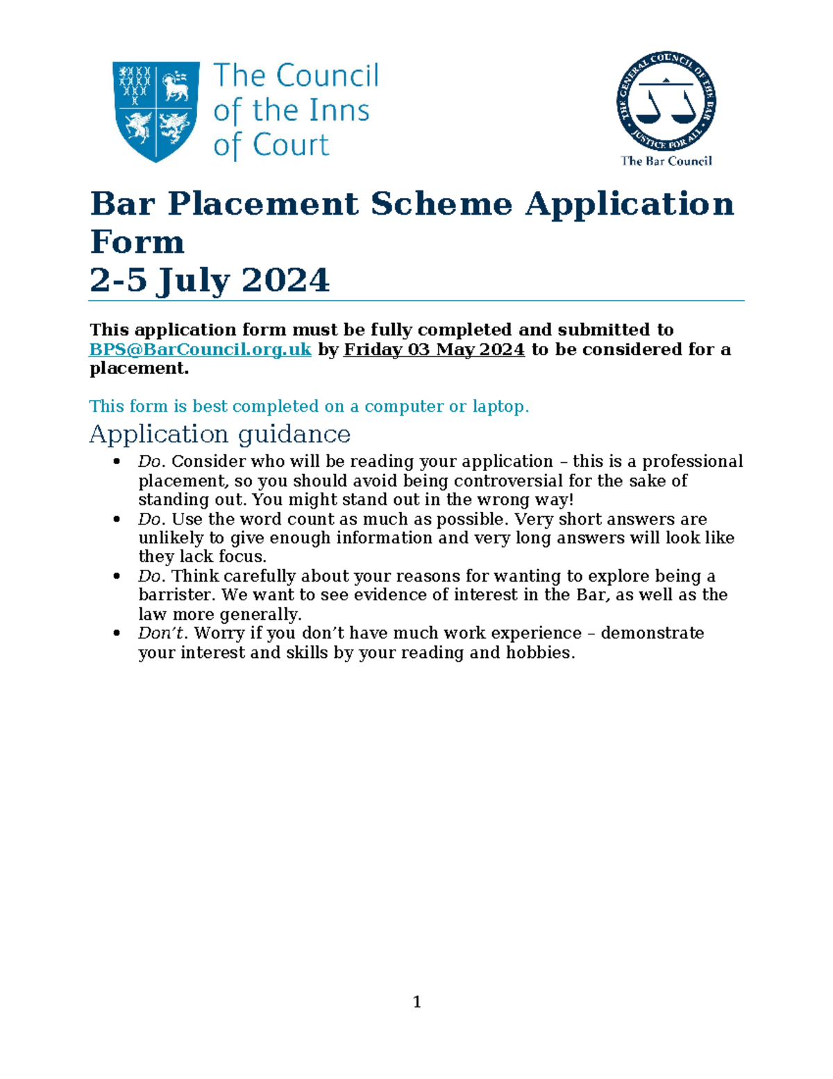 Bar-Placement-Week-Application-form-2024doc - Bar Placement Scheme ...