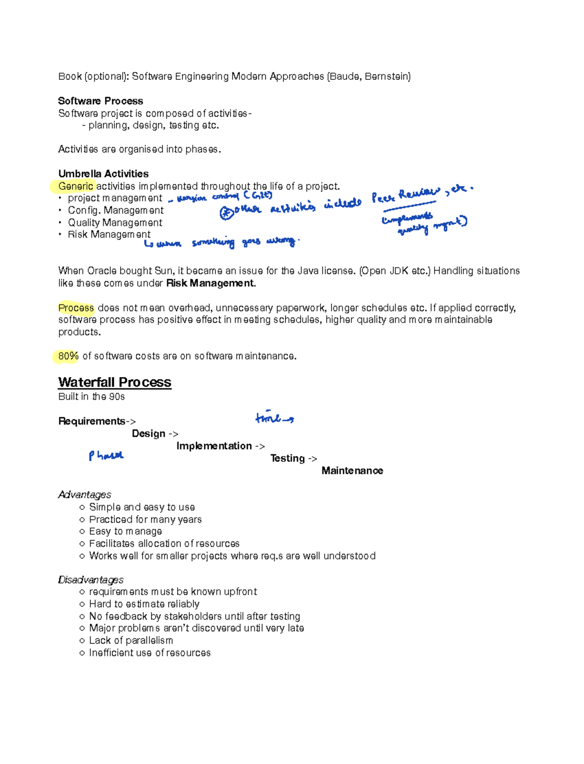 Software Lecture 4 Agile Waterfall Scrum Etc Deprecated Api Usage The Svg Back End Is No 