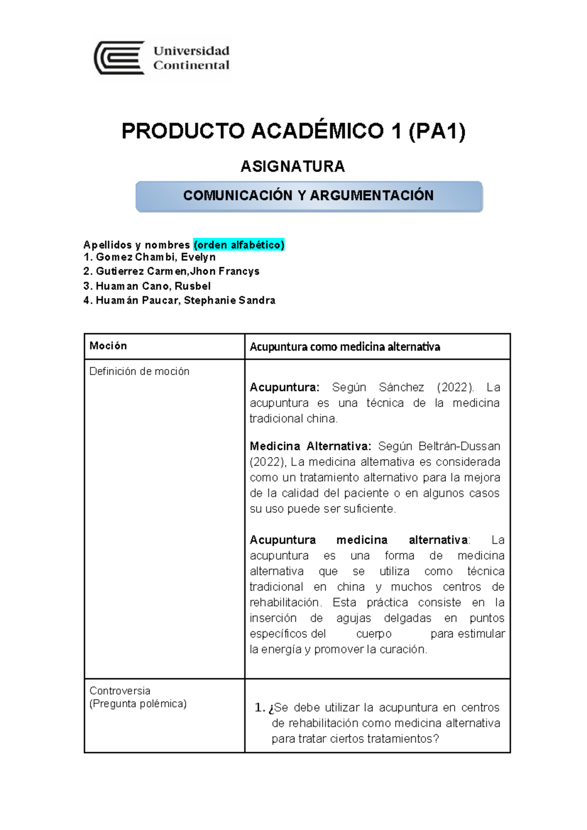 Formato de PA1 - apuntes contabilidad - PRODUCTO ACADÉMICO 1 (PA1 ...