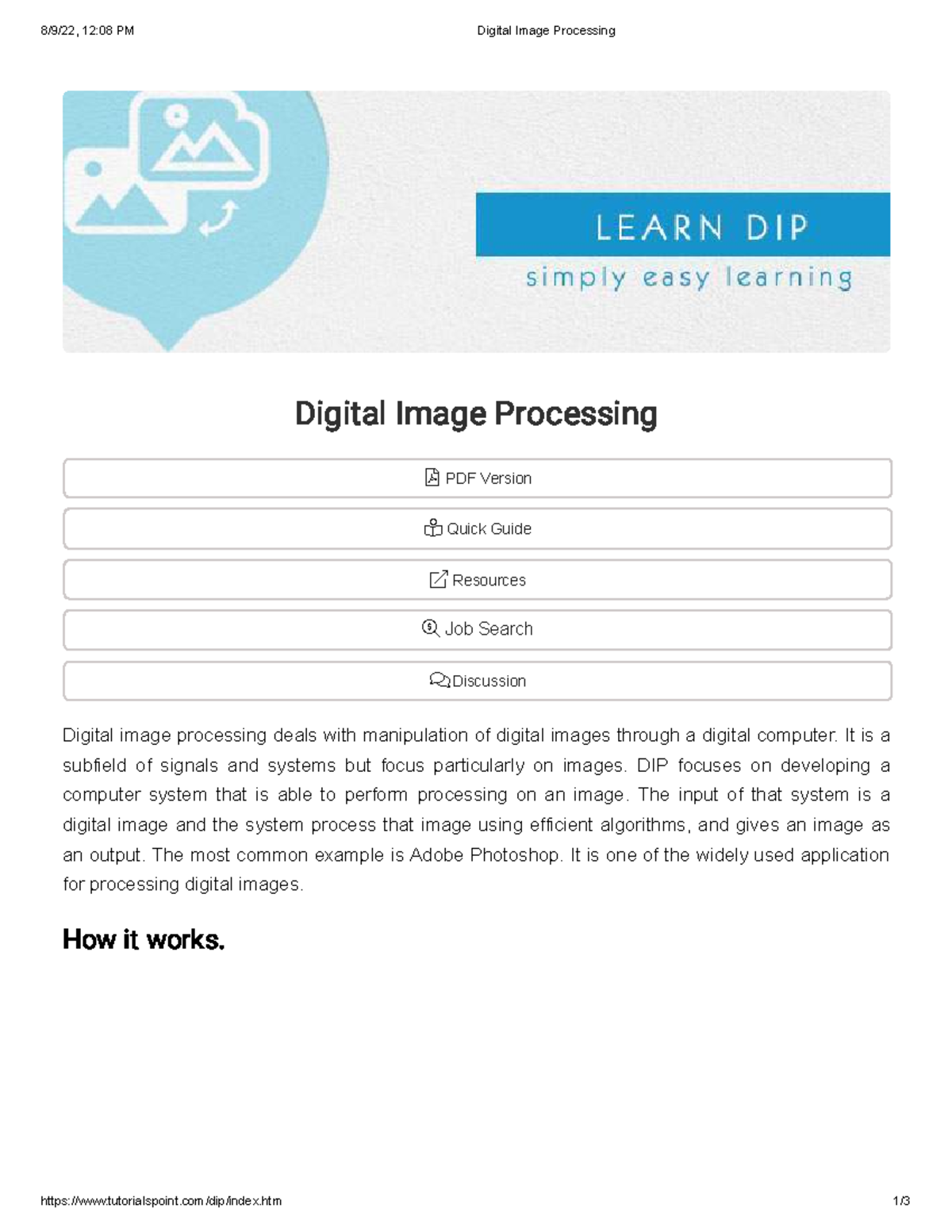 01-Digital Image Processing - 8/9/22, 12:08 PM Digital Image Processing ...
